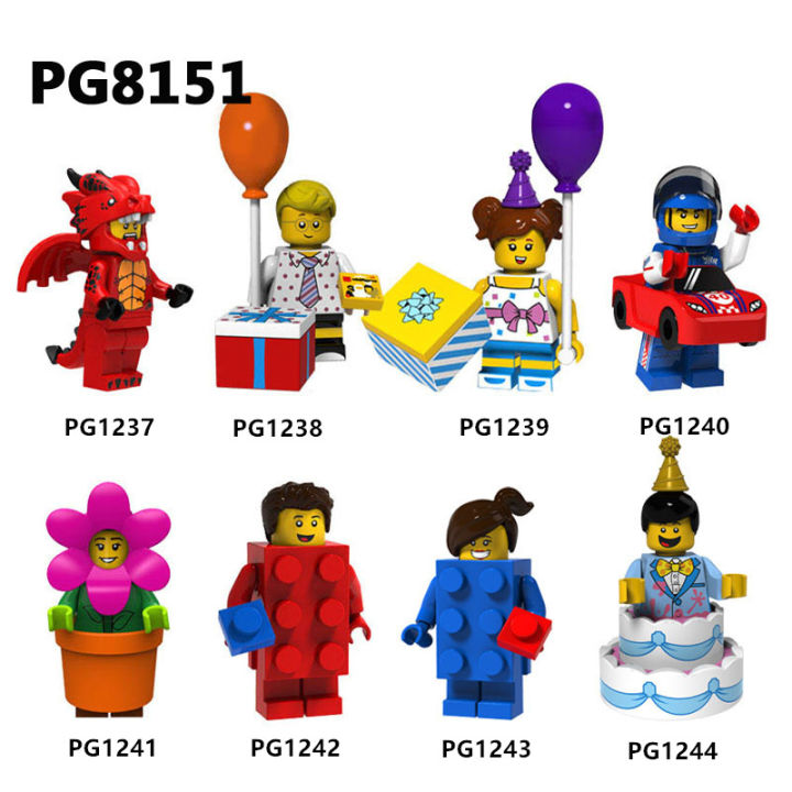 【Innovative design】Compatible with LEGO assembly toys, minifigures ...