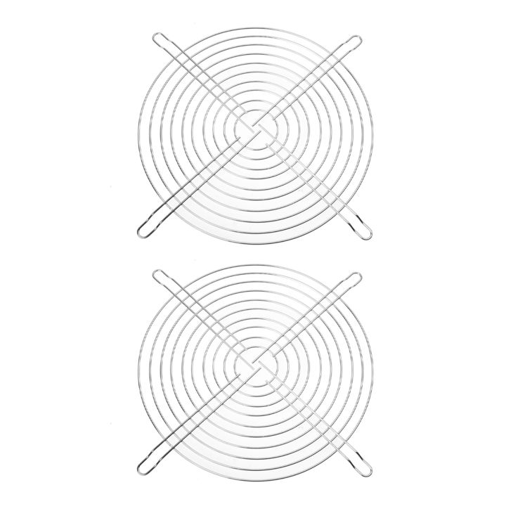 2X Metal PC Computer Case Fan Grill Finger Guard Protection 200mm ...