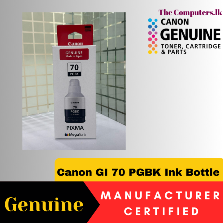 Canon GI 70 Genuine Ink Bottle PGBK | Daraz.lk