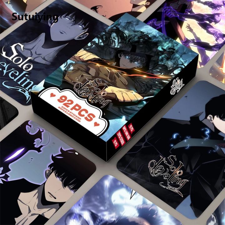 Sutuiying 92PCS/Set Anime Solo Leveling Cards LOMO Card Photocard For ...
