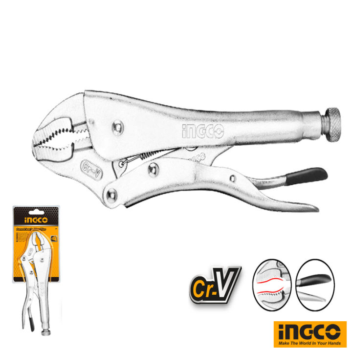 INGCO Curved Jaw Locking Plier 10" | Daraz.lk