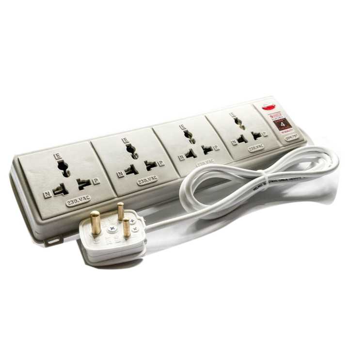 Sunco 4 Way Extension Wire Cord (10ft) /Multi Plug,Trailing Socket,Wire ...