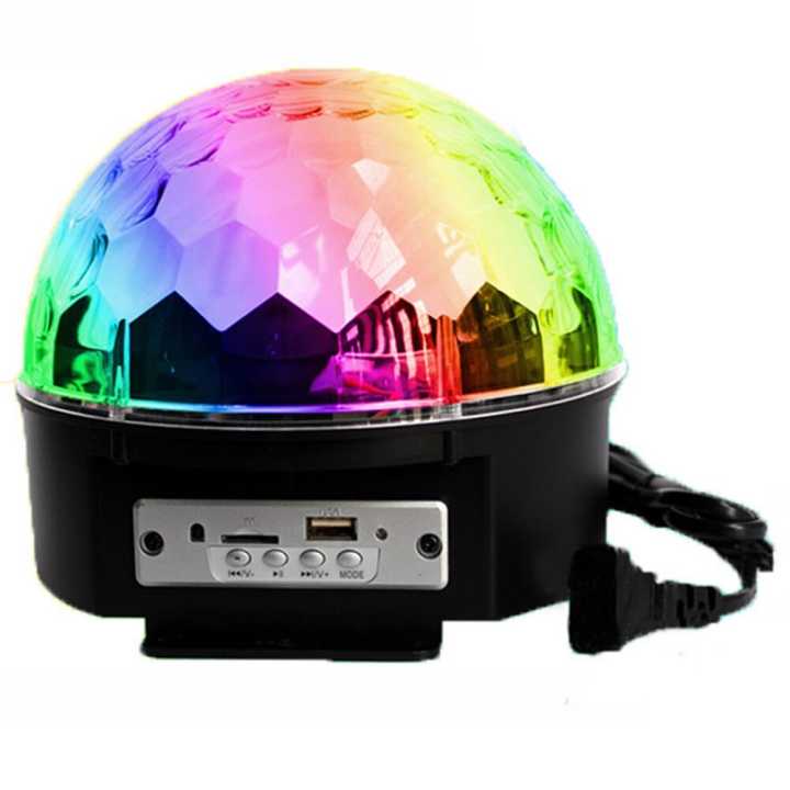 Bluetooth Magic Ball Light Mp3 Led - 12W - Black | Daraz.lk