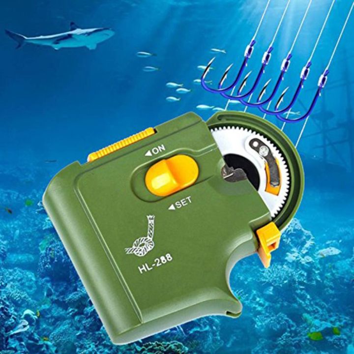 Outdoor Automatic Winder Line Tying Hook Device Fishing Hook Tier ...