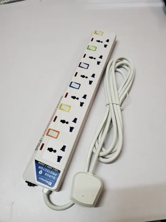 marken power extension multi socket power code 6way 3m | Daraz.lk