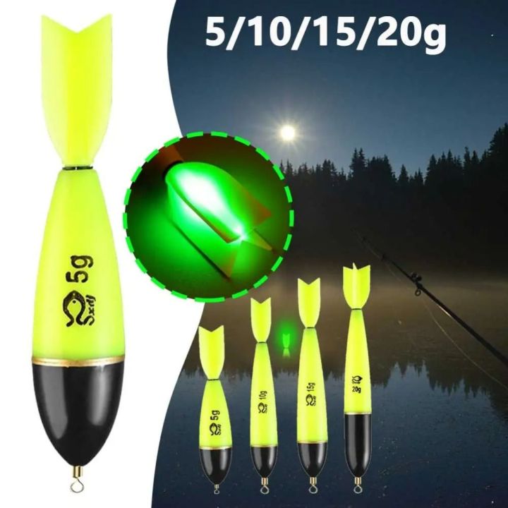 New Luminous Fishing Float ABS Light Stick Striking Bobber Sea Ocean ...