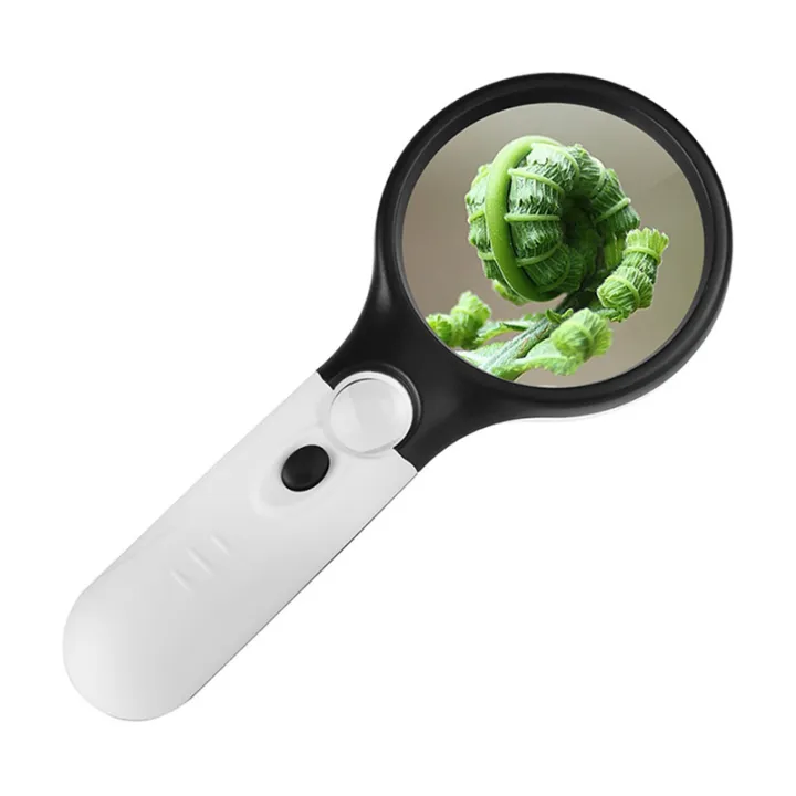 45X Enhanced LED Light Magnifying Lens for Precise Reading and Jewelry ...