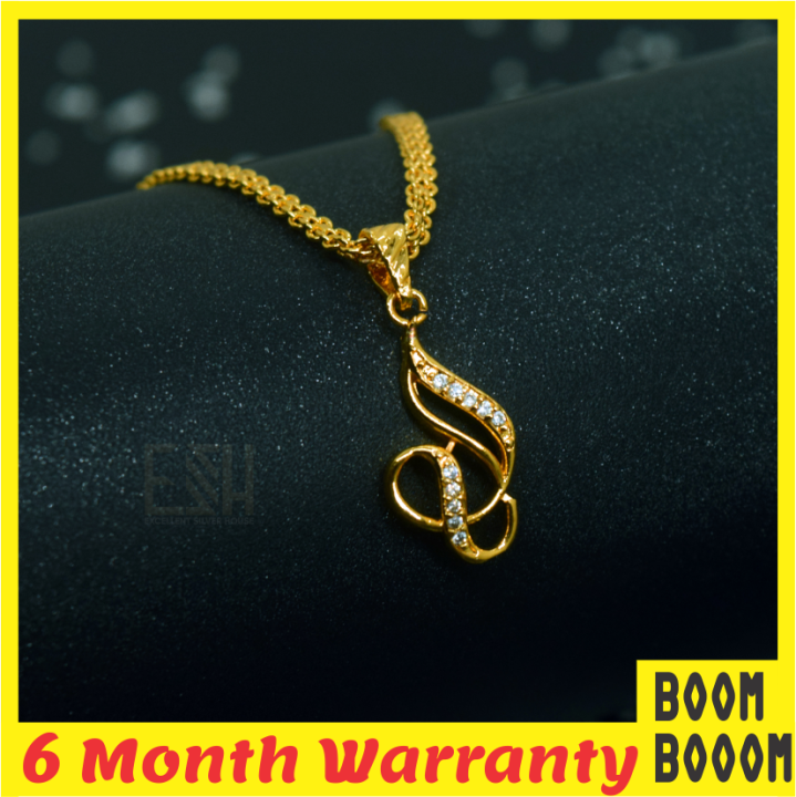 ESH Gold plated Ladies 02MM Thin Stylish Bismark Chain 18/24 Inch ...
