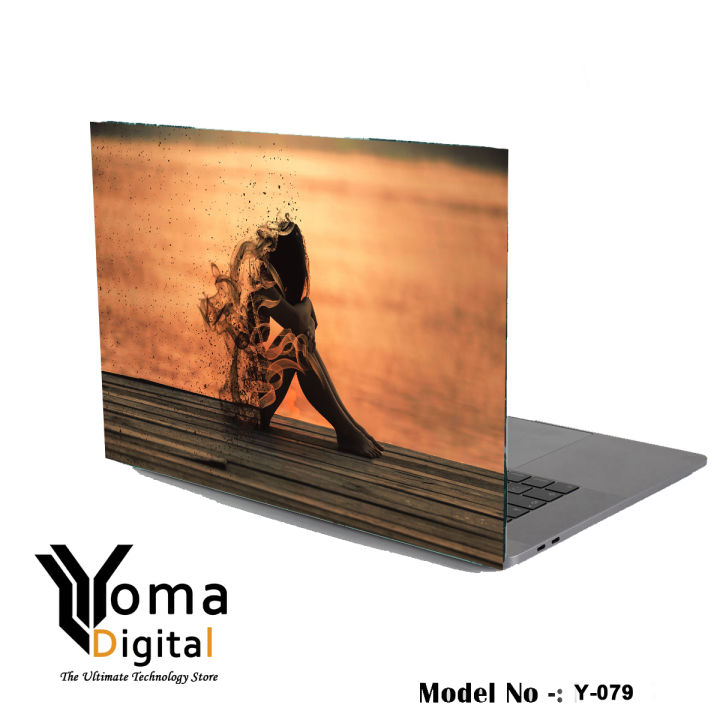 Laptop Skin Protector Sticker laptop back side stickers waterproof y ...