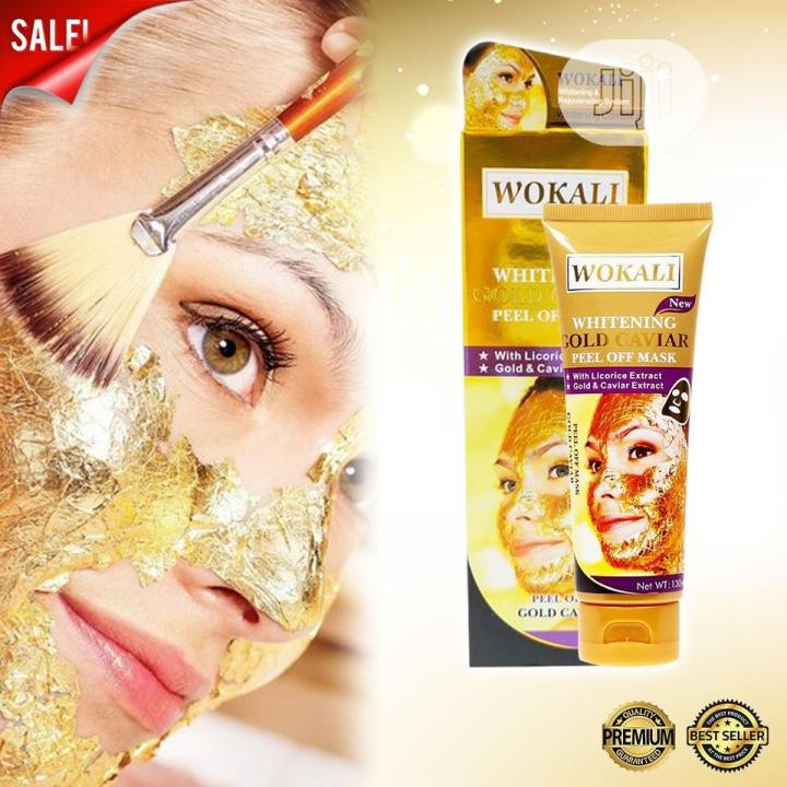 Wokali Gold Caviar Mask Face Peel Off Mask Pack 130ml Rejuvenating Skin ...