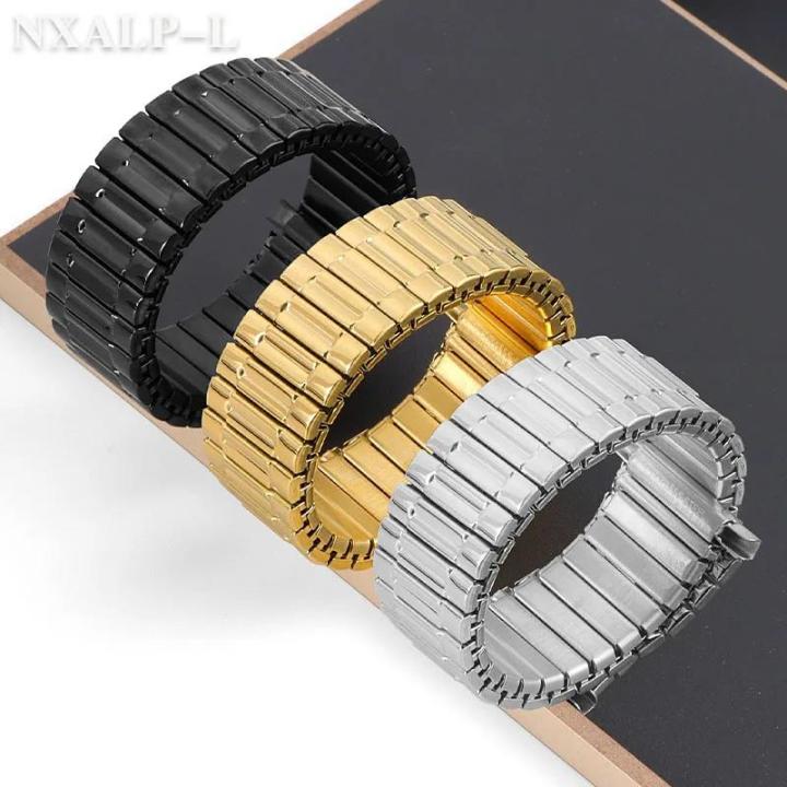 Metal Expansion Watch Band 16mm 18mm 20mm 22mm Adjustable Width ...