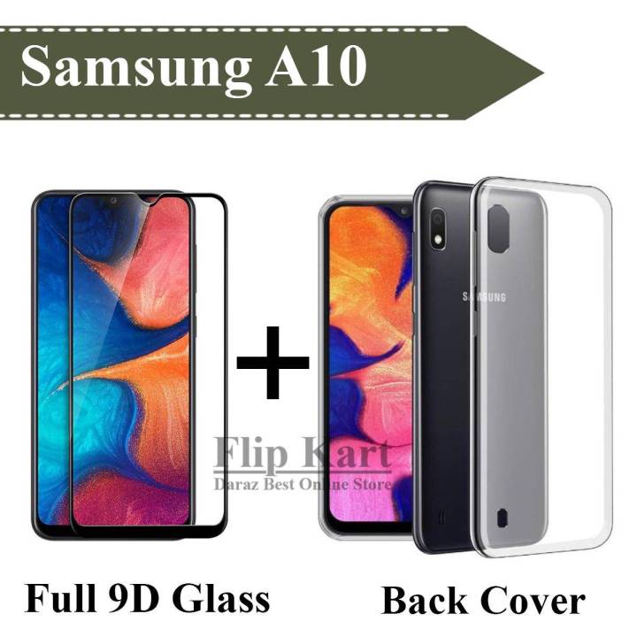 Samsung A10 Full Black 9D|5D|6D|10D|11D|21D Tempered Glass Screen ...