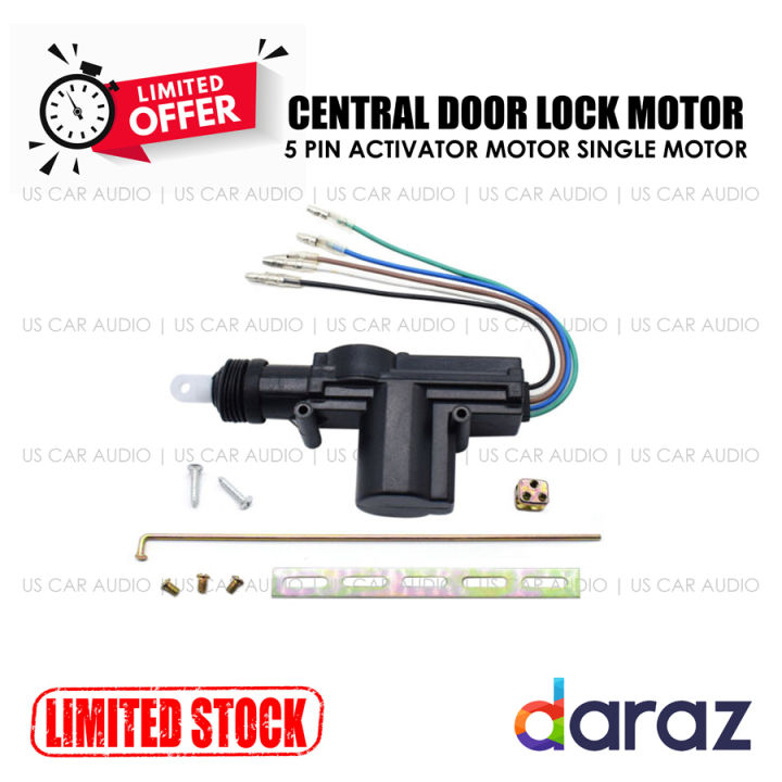 Central Door Lock 5 Pin Activator Motor Single Motor | Daraz.lk