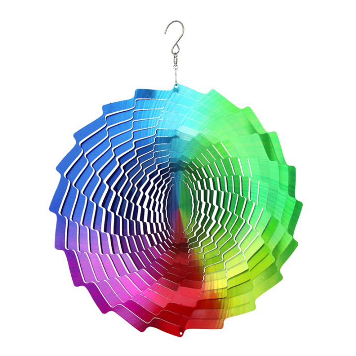 3D Wind Spinners Metal Wind Spinner 11.8In 360 Degree Swivel Hanging ...