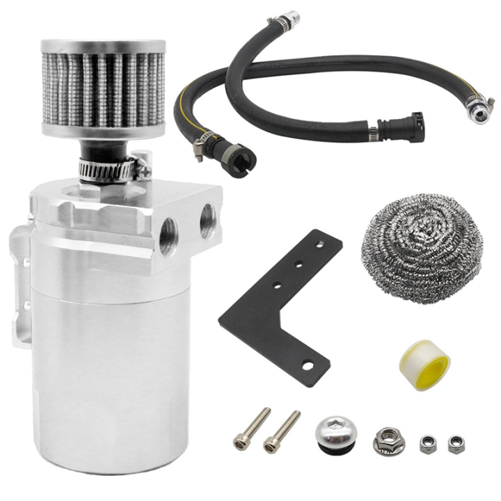 Car Breather Oil Pot Kit with Air Fiter Oil Separator for 19-20 19-20 ...