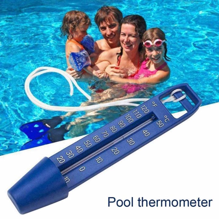 Waterproof Hot Tub Easy Read Spa Floating Thermometer Pool Thermometer ...