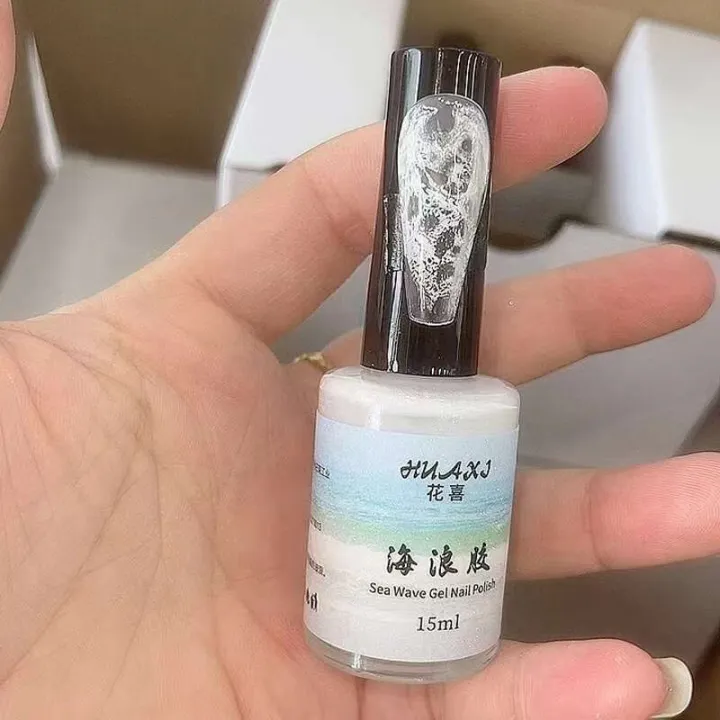 Salon Exclusive 2025 Liquid Nail Bubble Hole Gel Quick Gradient Marble ...