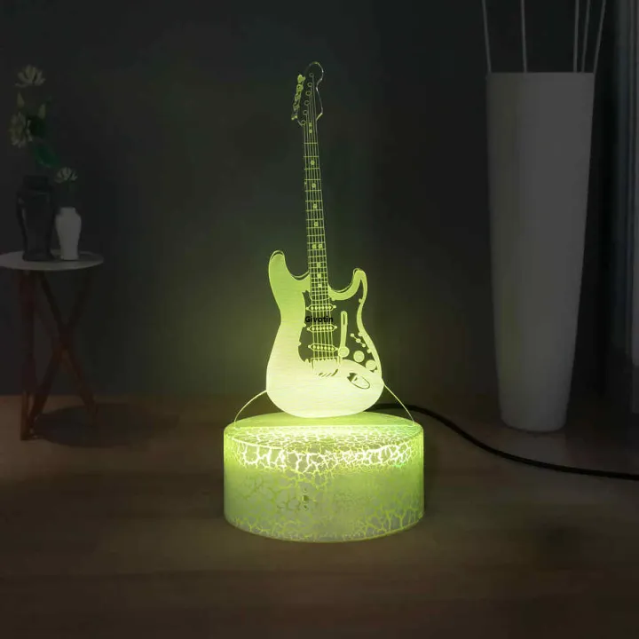 Electrical Musical Bass LED Light RGB 7colorful Bedroom Lamp Home Decor ...