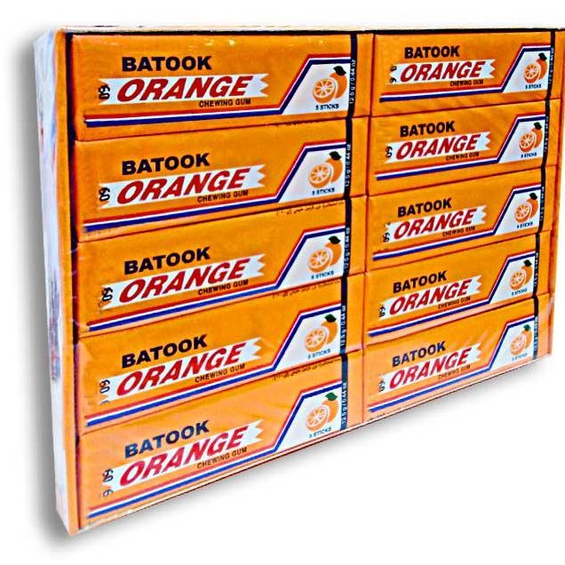 Batook Orange Chewing Gum 12.5g x (20pack) | Daraz.lk