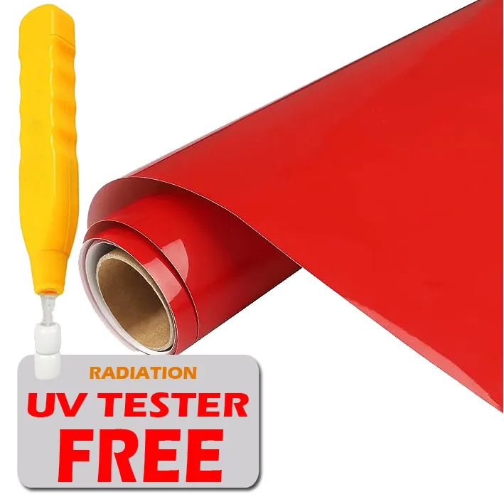 Red Colour Sticker 30x120cm | Daraz.lk