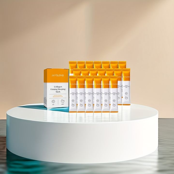 20pcs/box, Collagen Moisturizing Mask, Tightens Facial Nasolabial Lines ...
