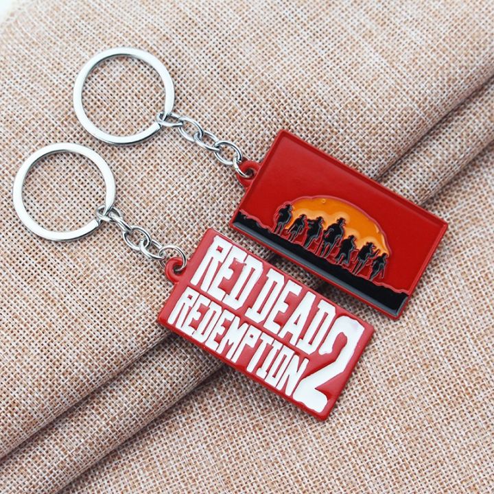 NEW Game RDR2 Arthur Morgan Keyring Red Dead Redemption 2 Keychain ...