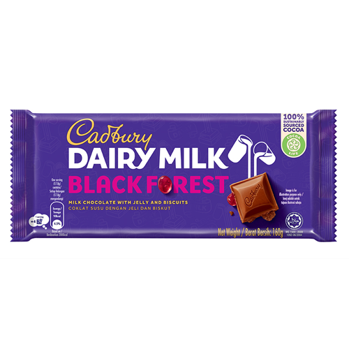 Cadbury Diary Milk Black Forest 160g | Daraz.lk