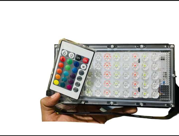 Paint Your Walls with Light: Wakber 50W RGB Flood Light & Remote (Image ...