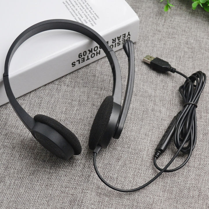 Computer USB E-Sports Game Headset Headset Wired Mobile Phone Computer ...