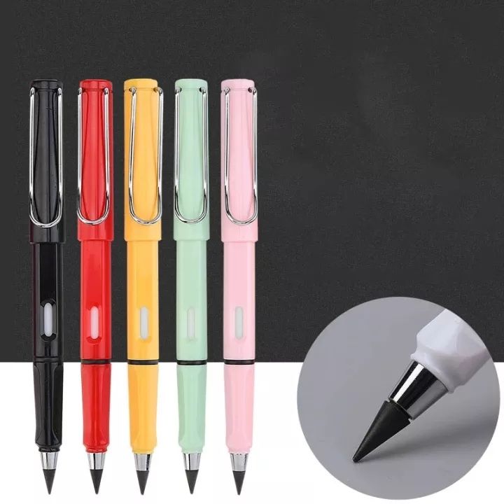 No Ink Eternal Pen Endless Erasable Pencil No Need Sharpen Pencils ...