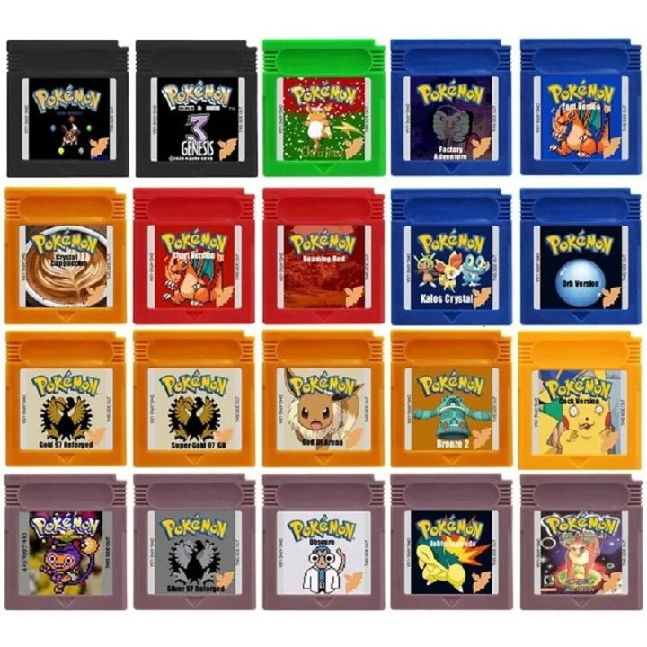 pokemon cards golden GBC Pokemon Cards Series Game Cartridge 16-Bit ...