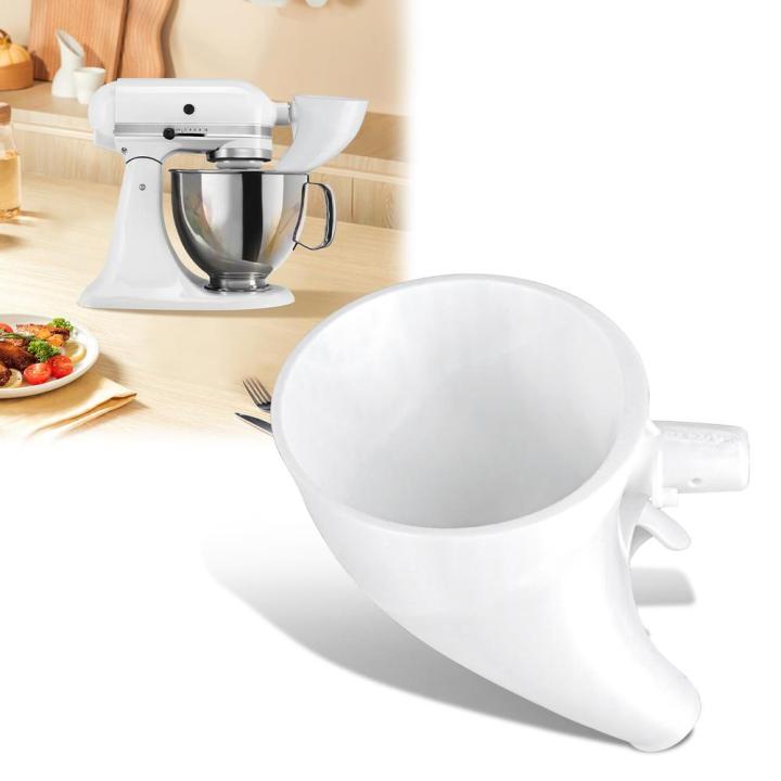 Secure Kitchen Aid Mixer Funnel Plastic Baking Funnel Effective ...