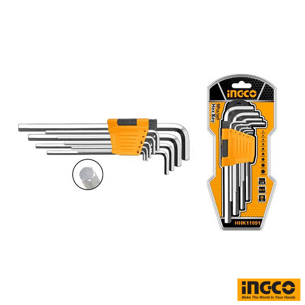 INGCO Hex Allen Key 9 Pcs Set | Daraz.lk
