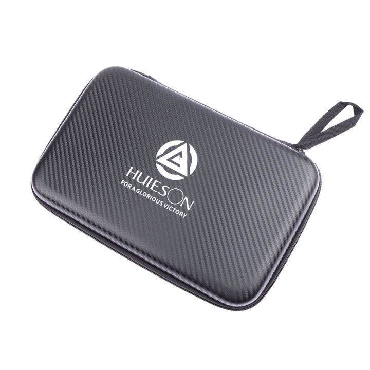 Table Tennis Racket Bag EVA Square Shaped Ping Pong Box Case Waterproof ...