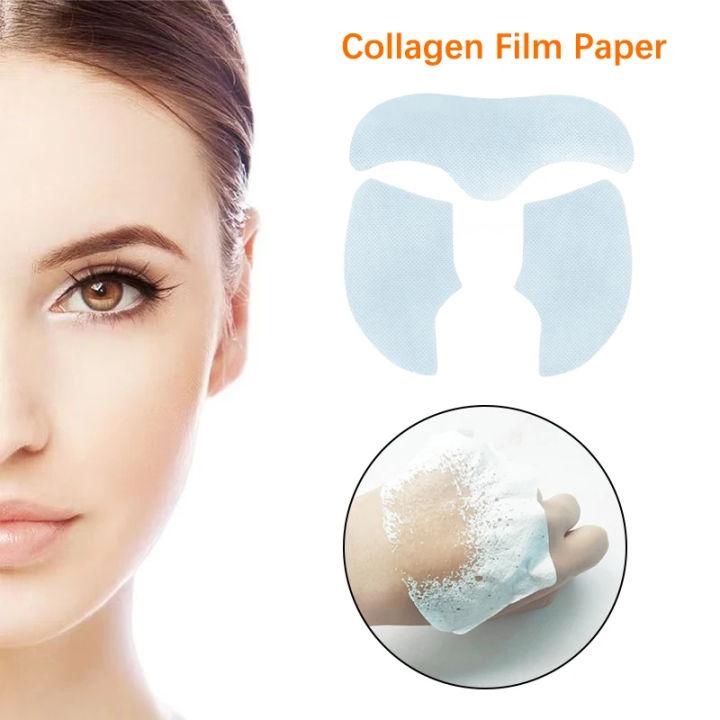 Soluble Collagen Film Paper Facial Mask Cloth Wrinkles Remover ...