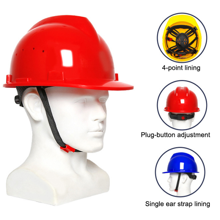 Powerful Hard Hat, Full Brim, High Strength Helmet, Shockproof ...