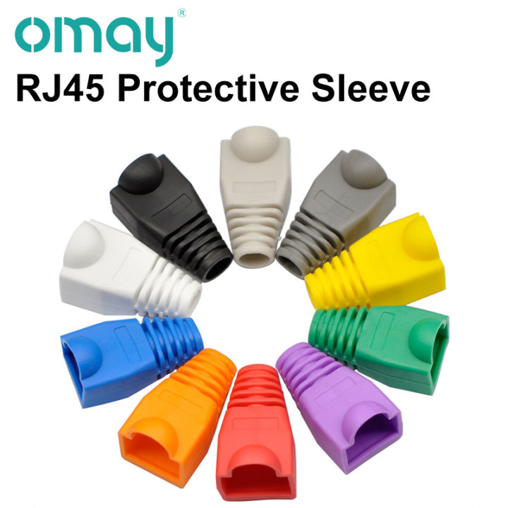 Rj45 Connector Cat6 Cat5e Connector Protective Cover Adapter Cap ...