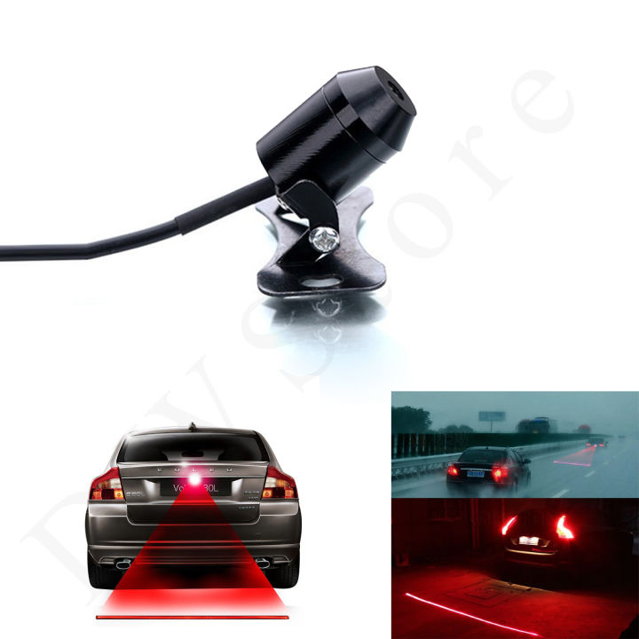 1Pcs Car Motorcycle Bike Auto LED Laser 12V Fog Light Vehicle Anti ...