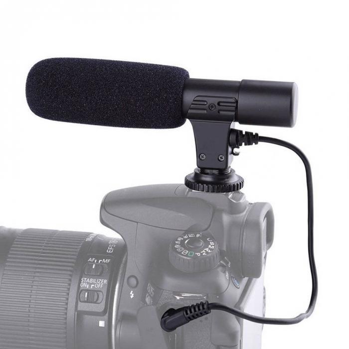 3.5mm Microphone External Stereo Mic For Dslr Camera Dv Camcorder Mic ...