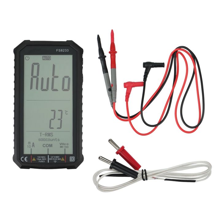 5.5in LED Screen Digital Multimeter Tester,Voltmeter with Test Leads ...