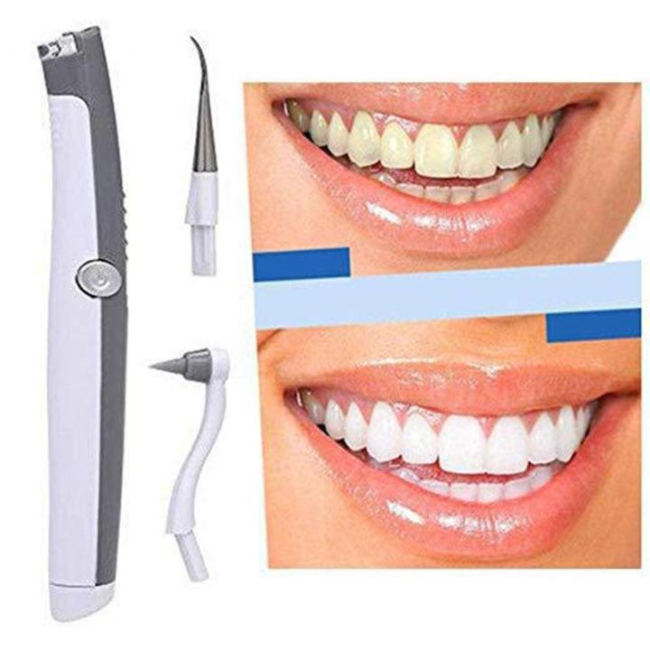 Electric Sonic Pic Tooth Beauty Cleaner Plaque Remover Vibrating Teeth ...