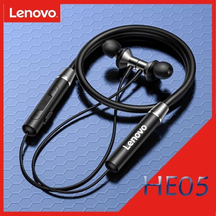 Lenovo HE05 Bluetooth In-ear Neckband Sport Wireless Earphones | Daraz.lk