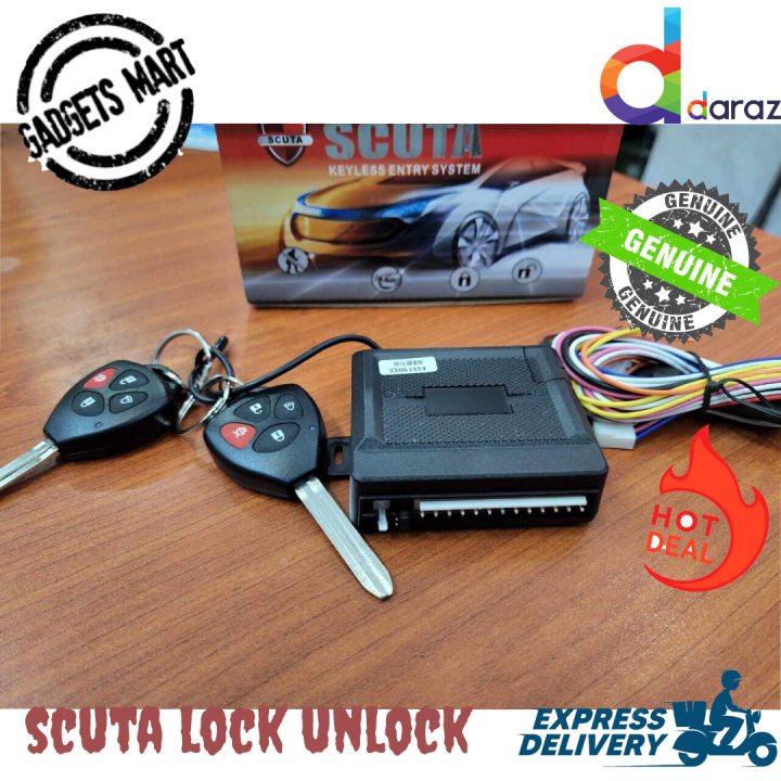 4 Button Scuta Toyota Keyless Entry System Car Alarm Systems Central ...