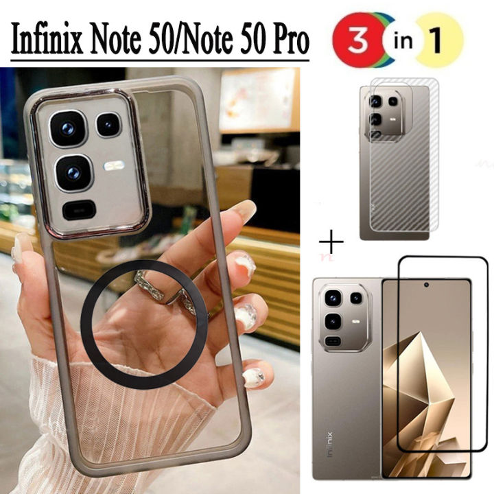 Infinix Note 50 Case Magnetic Sticker Shockproof Phone Case for Honor ...