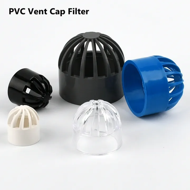 1-2pcs 20-110mm Pvc Vent Cap Filter Isolation Screen Water Permeable ...