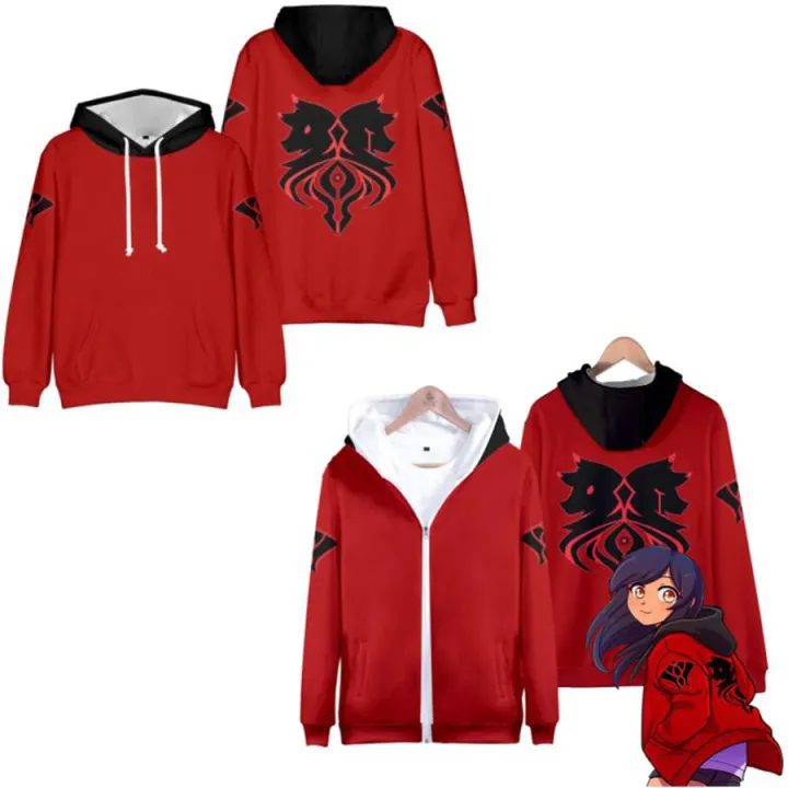 Aphmau Merch Zip Up Women/Men Hoodie Sweatshirt Streetwear Hop Aaron ...