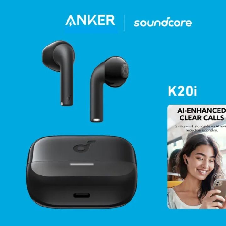 ANKER Soundcore K20i by Anker, Semi-in-Ear Earbuds, Bluetooth Wireless ...
