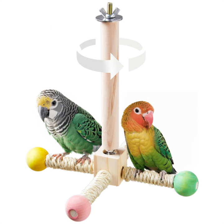 Bird Stand Perch Toy,Interactive Parakeet Toys | Daraz.lk