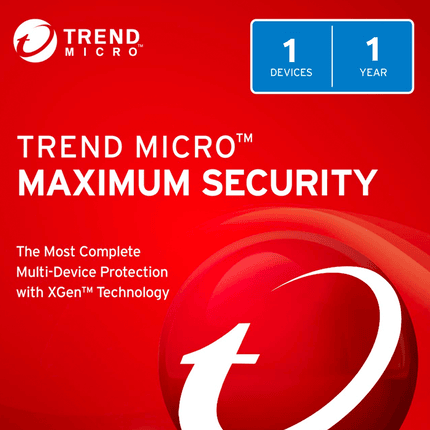 Trend Micro Maximum Security 2025 (1 Year,1 Device) [Windows/Mac/iOS ...