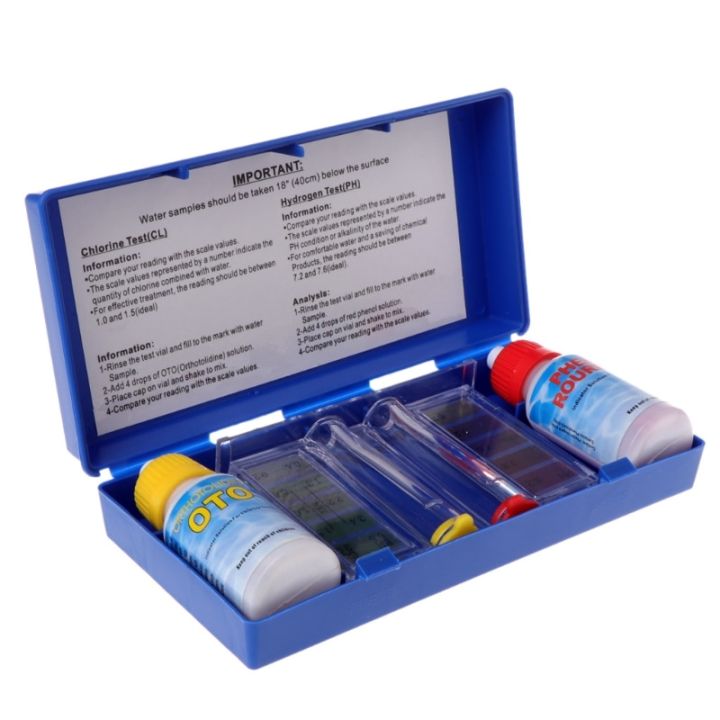 PH Chlorine Water Quality Test Kit Tester Hydrotool Testing Kit ...